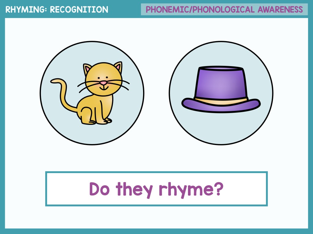 Phonemic/Phonological Awareness: Rhyming – Teaching To The Test-Taker